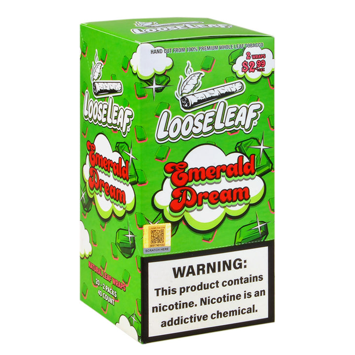 Loose Leaf Tobacco Wraps - Premium Whole-Leaf Blunt Wraps