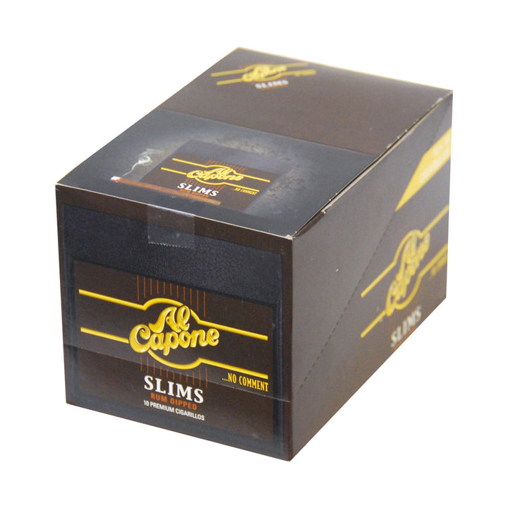 Al Capone Slims Rum Cigarillos | 10 Packs of 10 | primewholesale.com.com
